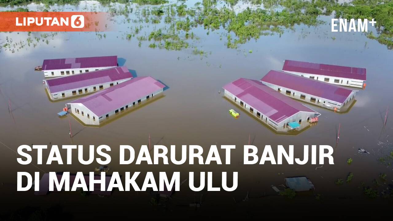 Pemprov Kaltim Tetapkan Status Darurat Banjir di Mahakam Ulu - LiputanEnam | Vidio