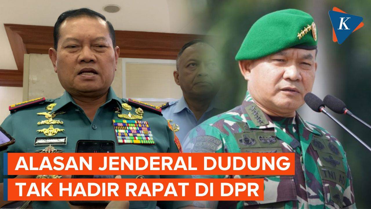 Panglima TNI Yudo Margono Jelaskan Alasan Dudung Tak Hadir dalam Rapat ...