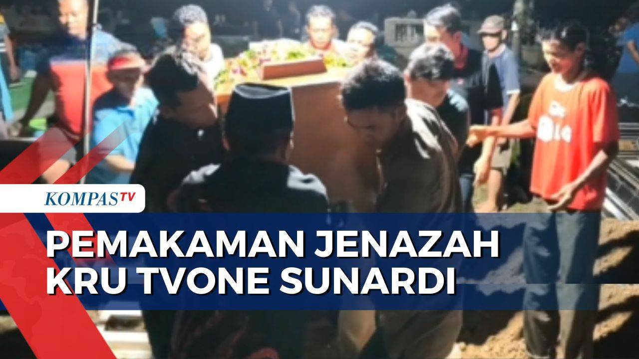 Isak Tangis Keluarga Iringi Pemakaman Jenazah Kru TVOne Sunardi di ...