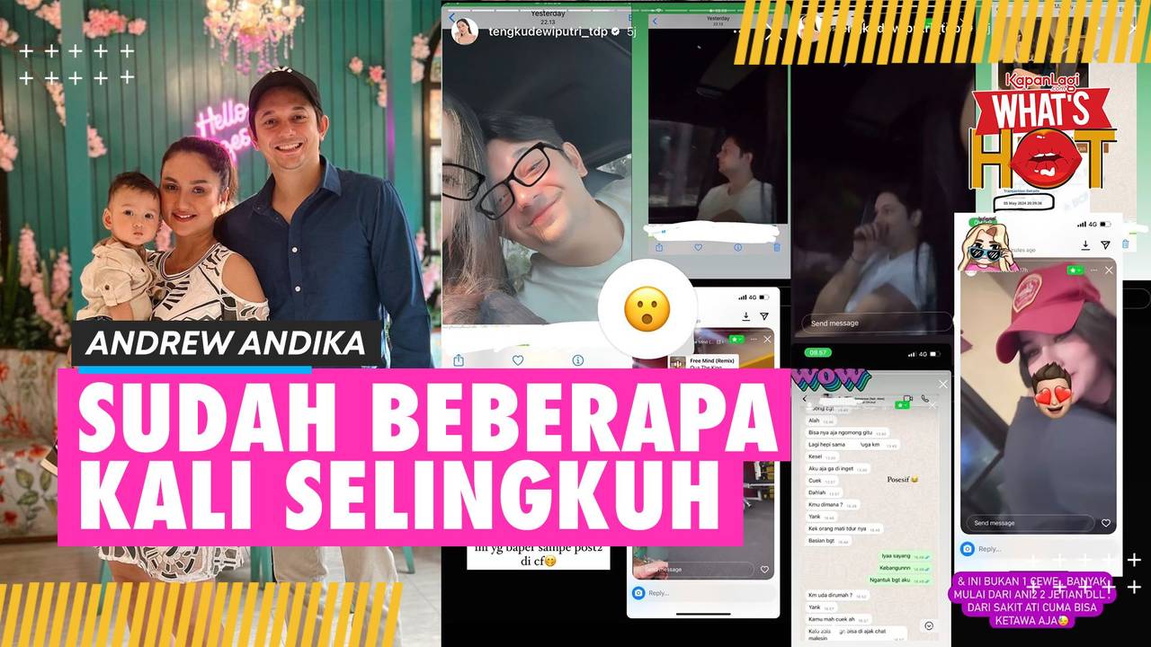 Andrew Andika Diduga Selingkuh Saat Istri Hamil, Peluk Mesra Hingga ...
