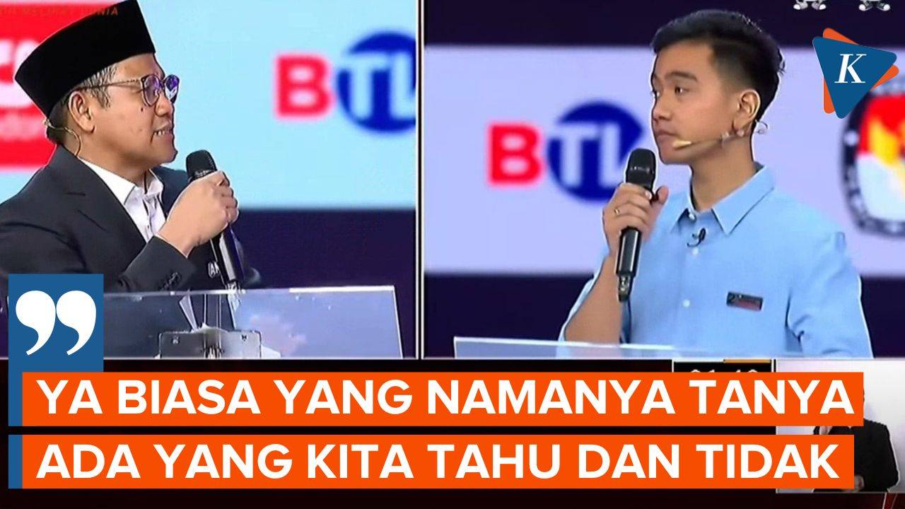 Alasan Cak Imin Bingung saat Ditanya Gibran soal SGIE - Kompascom | Vidio