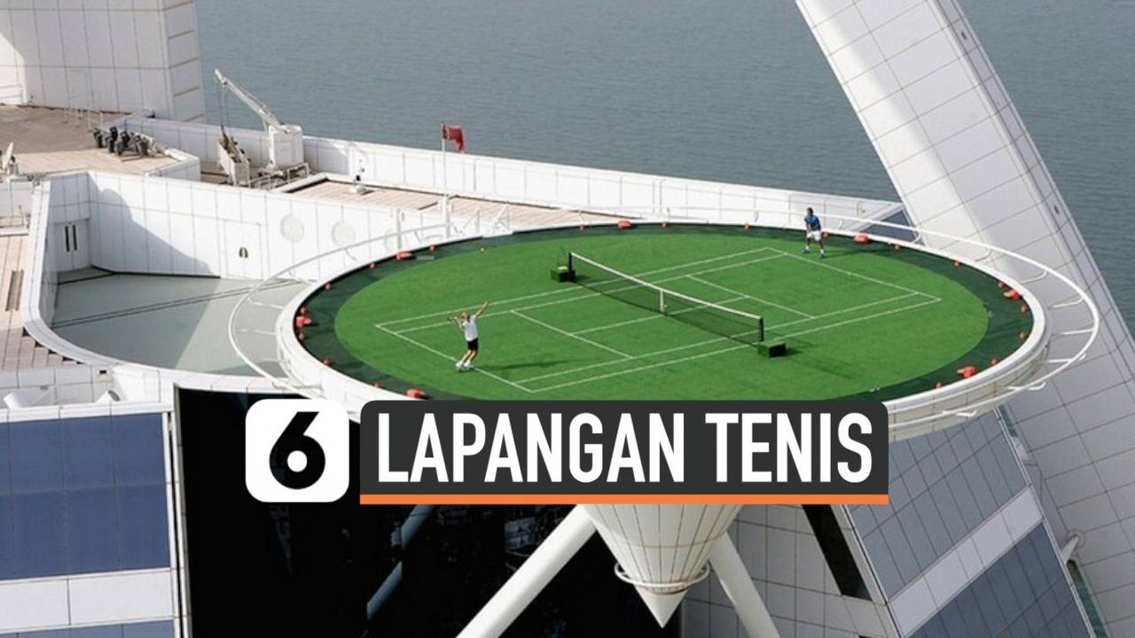 Ini Penampakan Lapangan Tenis Tertinggi di Dunia | Vidio