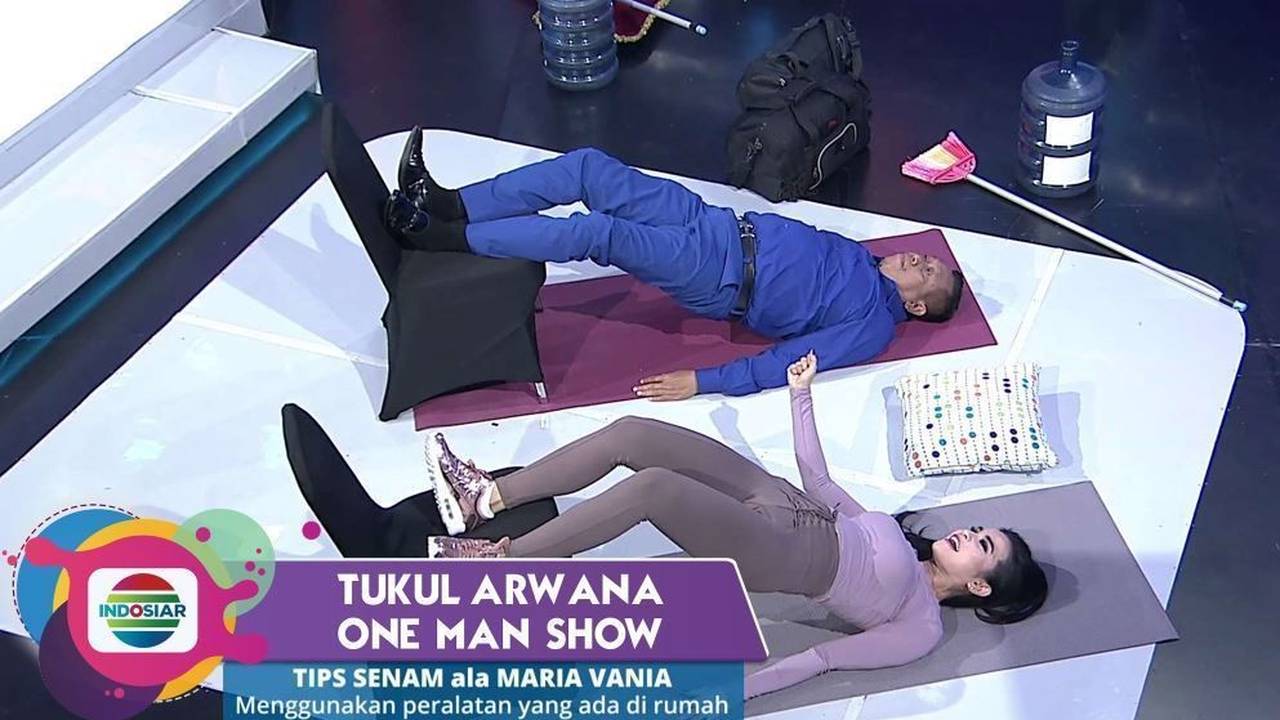 Tukul Menang Banyak Diajar Senam Maria Vania [Tukul One Man Show] | Vidio