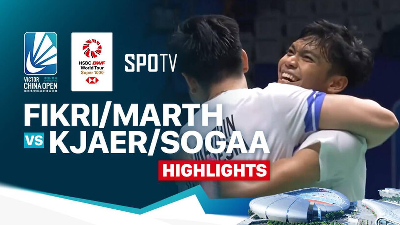 Muhammad Shohibul Fikri/Daniel Marthin (INA) vs Rasmus Kjaer/Frederik Sogaard (DEN) - Highlights ...