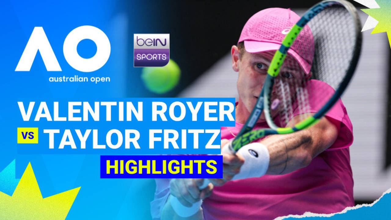 Valentin Royer (FRA) vs Taylor Fritz (USA) - Highlight | Australian ...