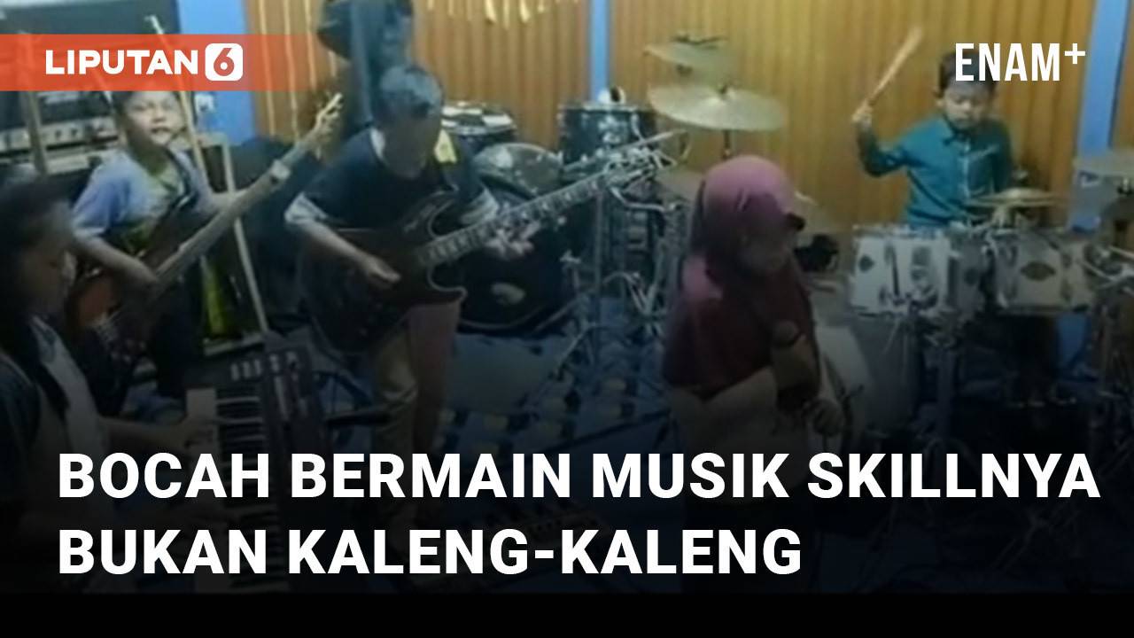 Keren, Aksi Sekumpulan Bocah Bermain Musik Skillnya Bukan Kaleng-Kaleng ...