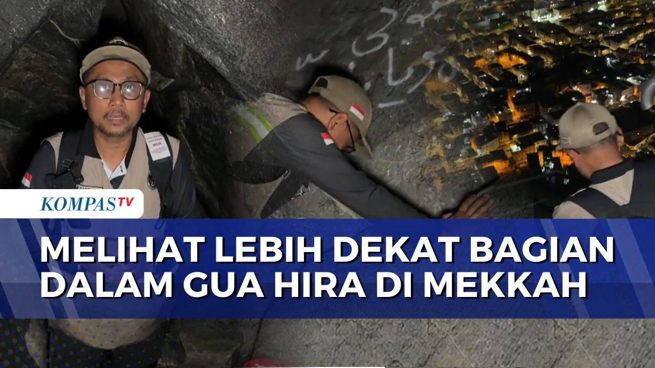Begini Penampakan Bagian Dalam Gua Hira di Mekkah, Tempat Nabi Muhammad ...