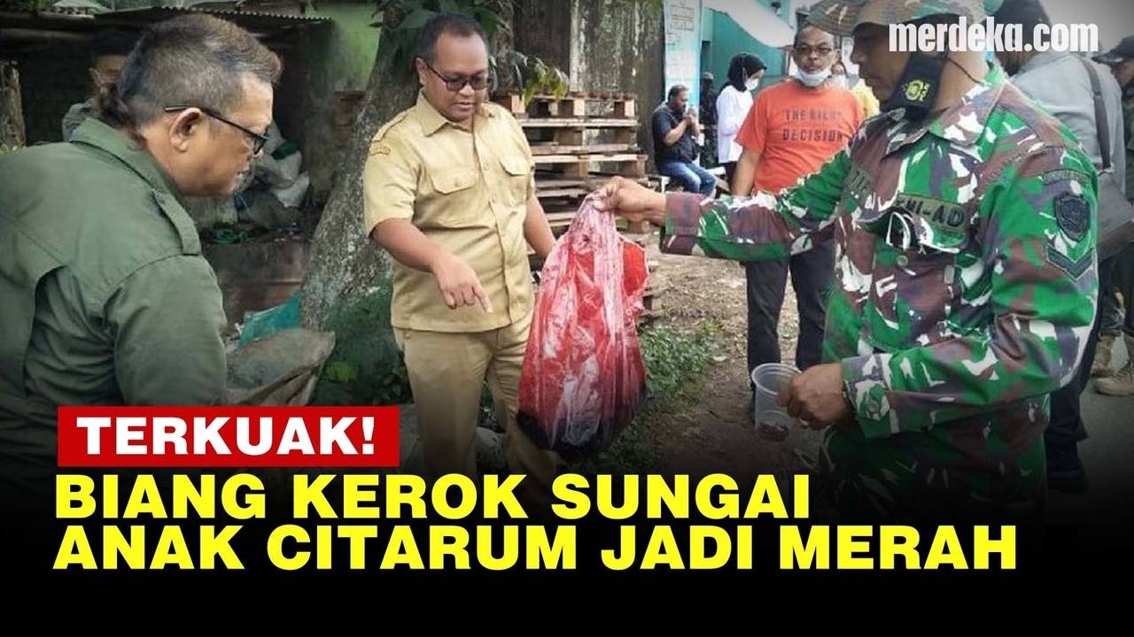 Ternyata Ini Biang Kerok Sebabkan Air Sungai Anak Citarum Berubah Merah ...