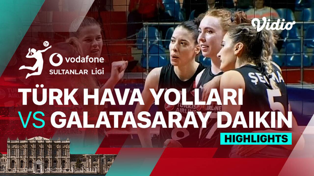 Turk Hava Yollari vs Galatasaray Daikin - Highlights | Women's Turkish ...