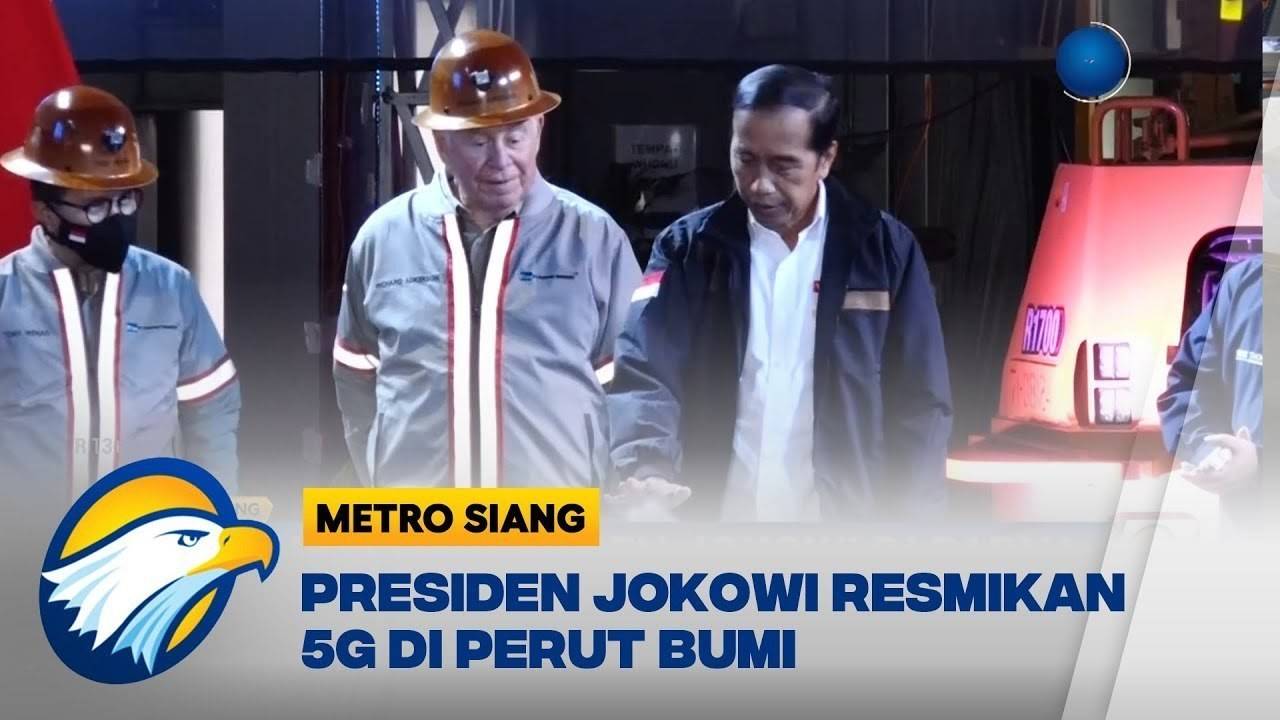 Presiden Jokowi Resmikan 5G di Perut Bumi - METRO TV | Vidio