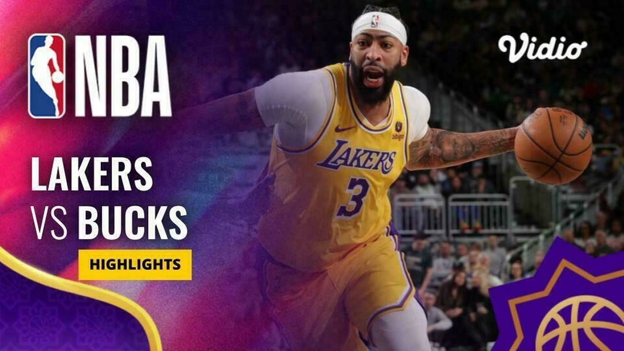 LA Lakers vs Milwaukee Bucks - Highlights | NBA Regular Season 2023/24 | Vidio
