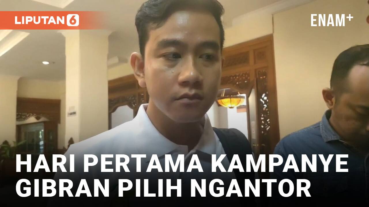Hari Pertama Kampanye, Gibran Rakabuming Raka Pilih Ngantor Seperti ...