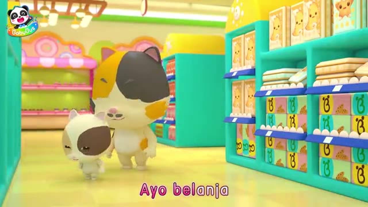 Baby Bus - Seri Keamanan Sehari-hari - Keluarga Timi & Mimi Belanja di ...