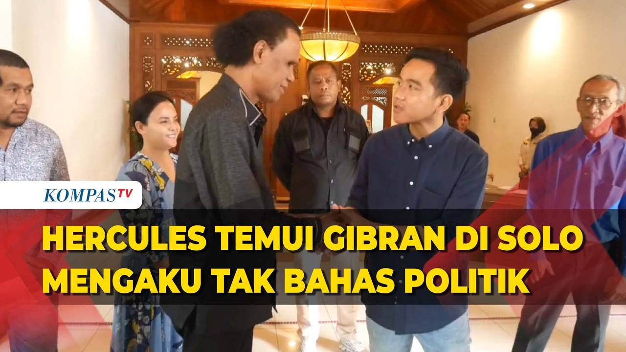 Hercules ke Solo Temui Gibran dan Lakukan Pertemuan Secara Tertutup ...