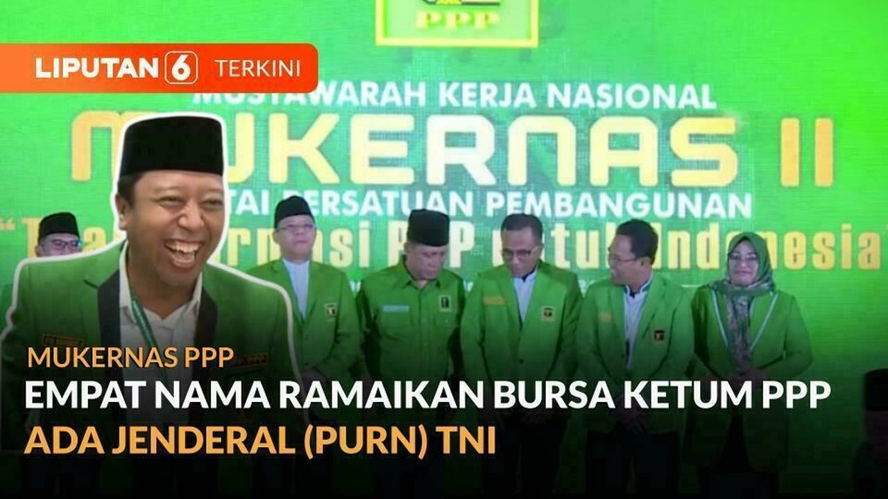 PPP Buka Peluang Non Kader Jadi Ketum Baru, Mantan KASAD Salah Satu ...
