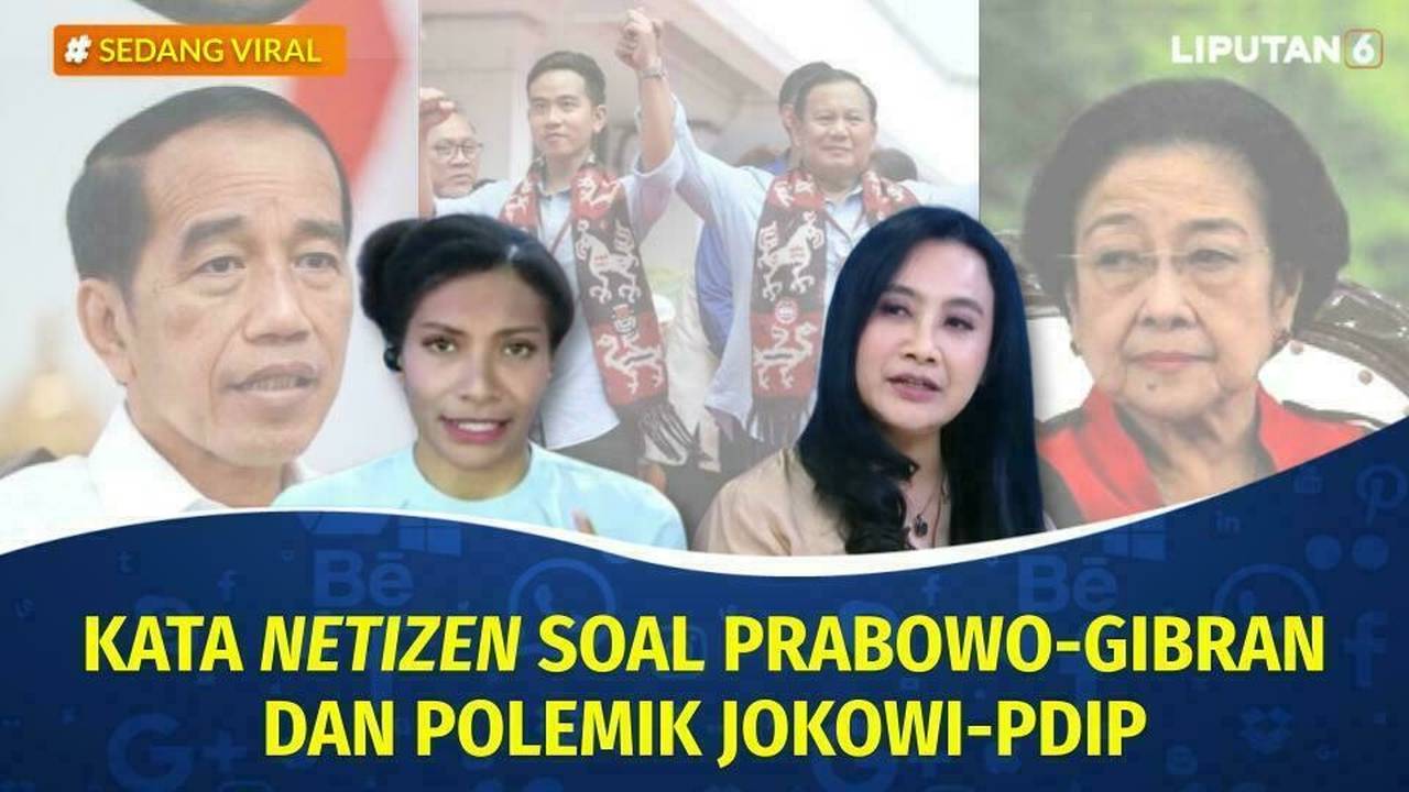 Hasil Survei Media Sosial Soal Prabowo-Gibran dan Polemik Jokowi-PDIP | Sedang Viral - SCTV | Vidio
