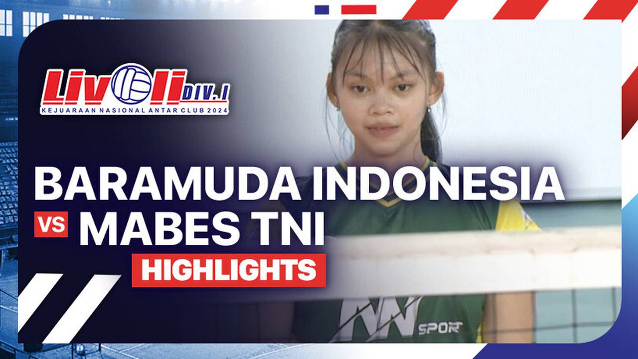 Putri: Baramuda Indonesia Tangerang vs Mabes TNI - Highlights | Livoli ...