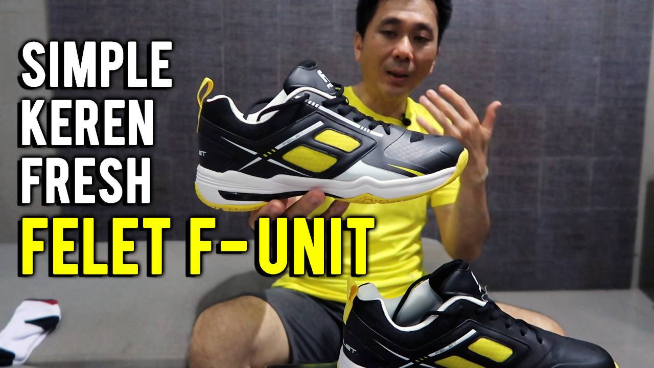 SEPATU FELET F-UNIT TAMPILAN SIMPLE TAPI KEREN DAN FRESH | Vidio