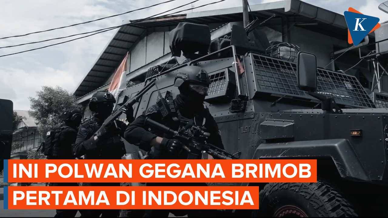 Sosok 4 Polwan Gegana Brimob Era Jadul, Personel Pertama di Indonesia - Kompascom | Vidio