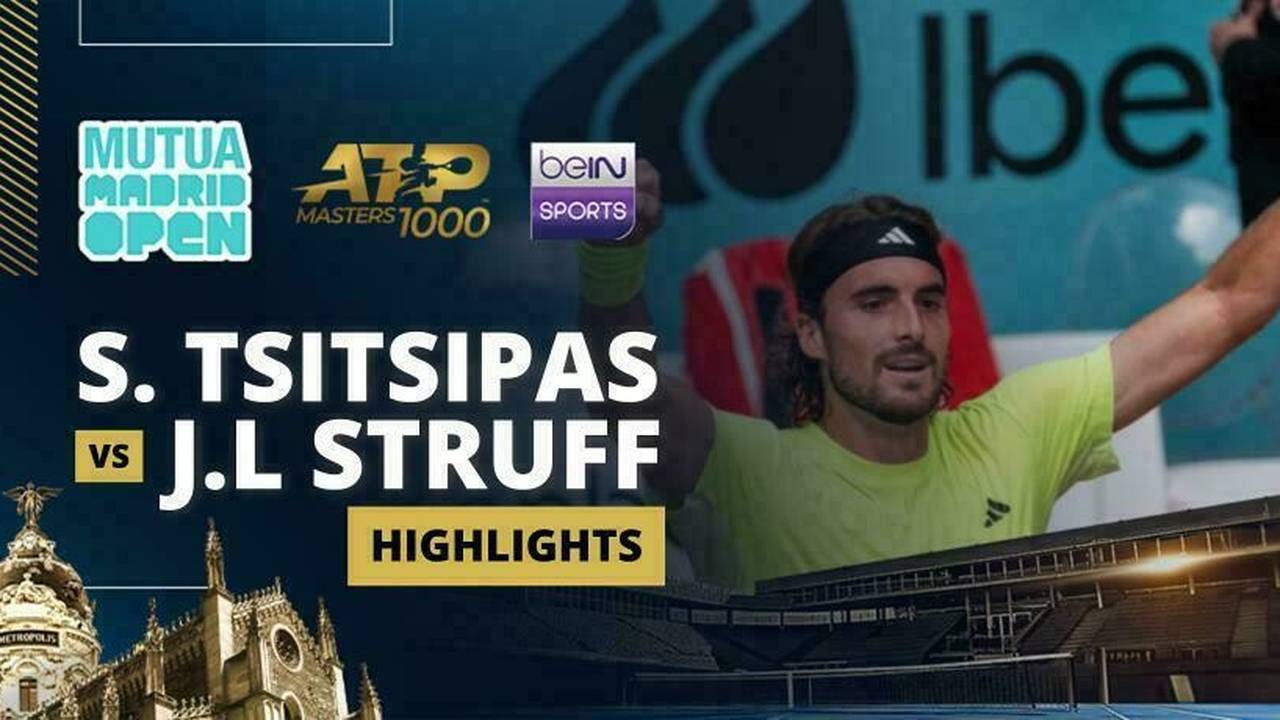 S. Tsitsipas vs J.L. Struff - Highlights | ATP Mutua Madrid Open 2025 ...