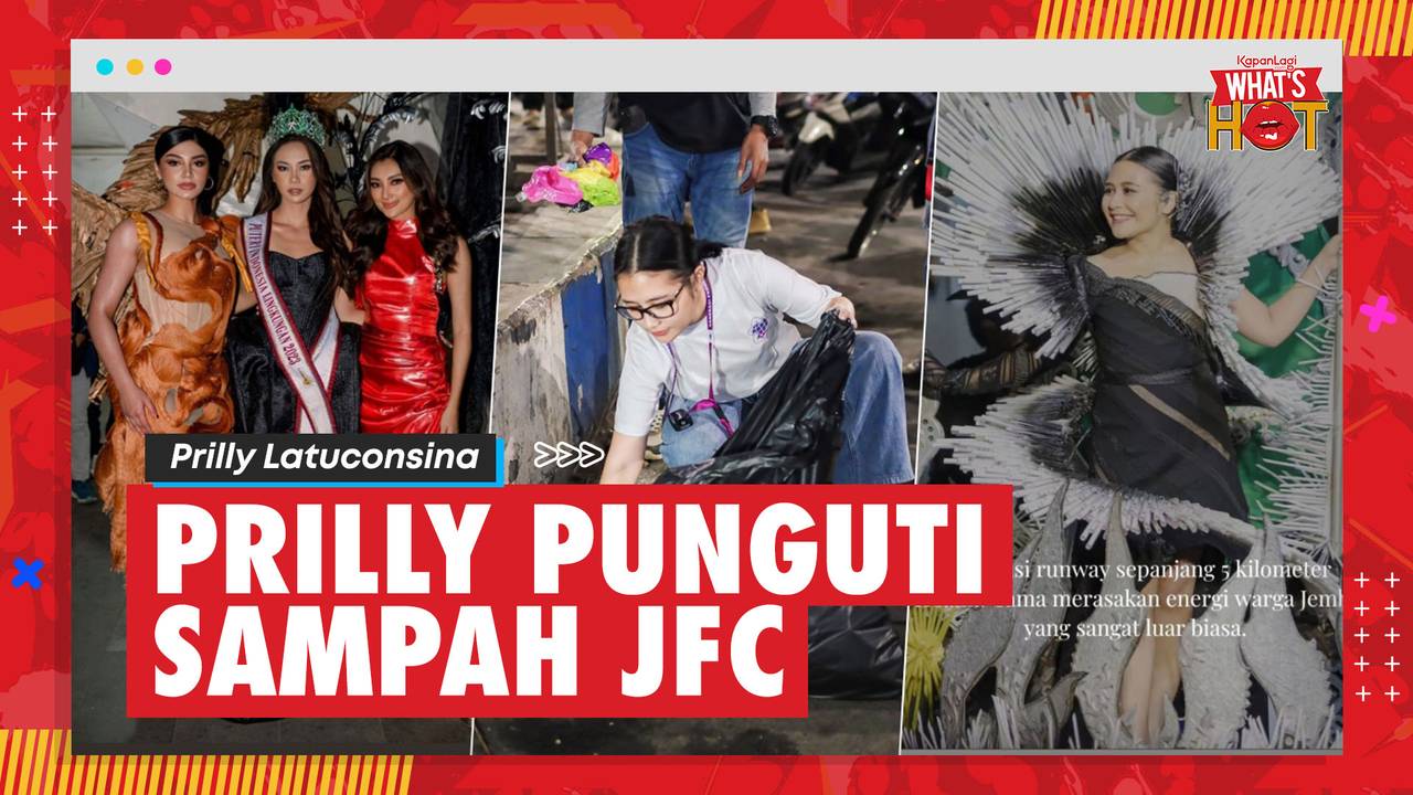 Deretan Artis Di JFC 2023, Prilly Latuconsina Pilih Punguti Sampah Usai ...