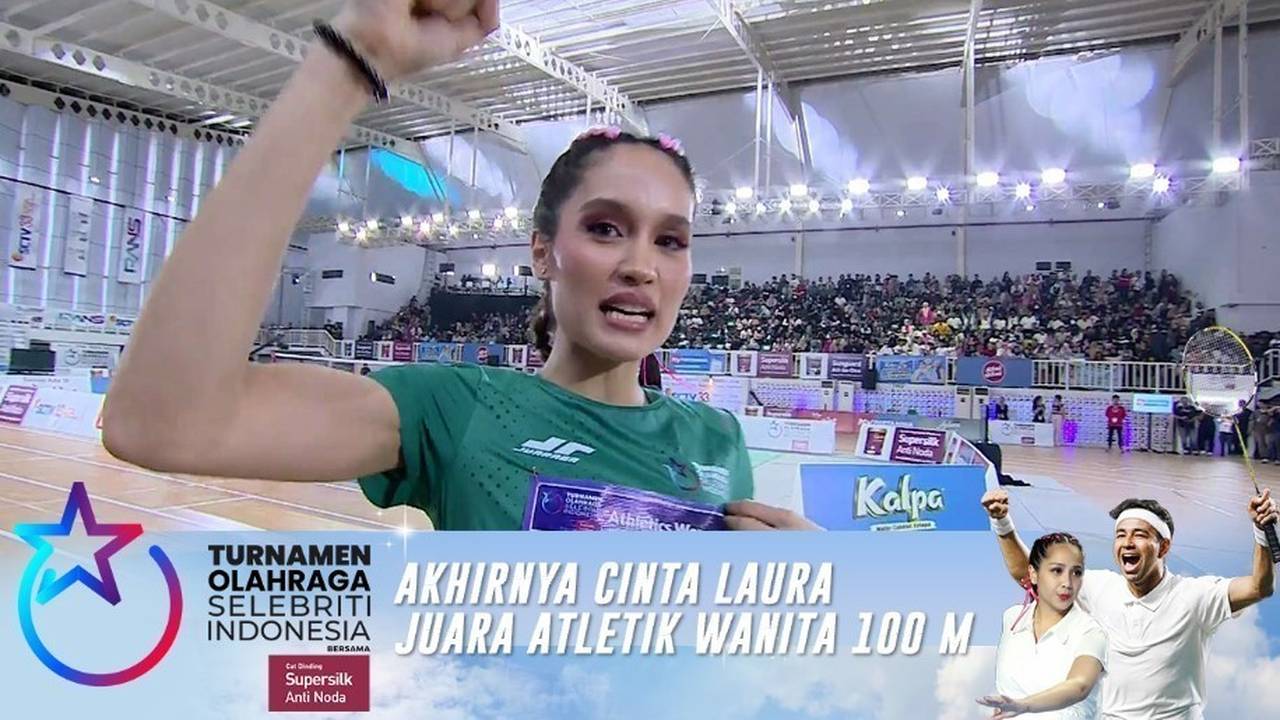 Dan Akhirnya Cinta Laura Keluar Sebagai Pemenang Atletik Wanita 100 M ...