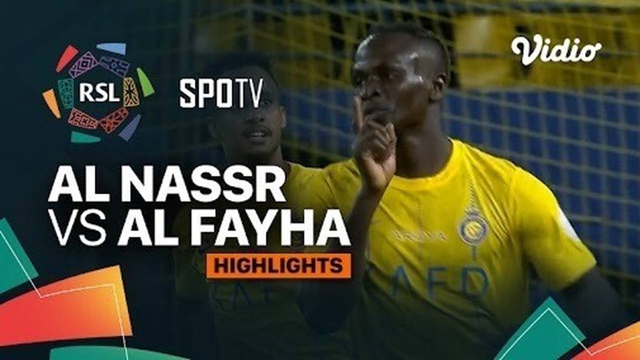 Al Nassr Vs Al Fayha Highlights Roshn Saudi League 202324 Vidio
