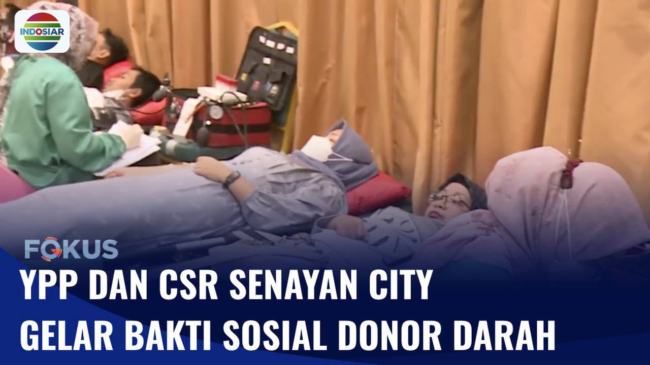 YPP dan CSR Senayan City bersama PMI Tangsel Gelar Bakti Sosial Donor ...