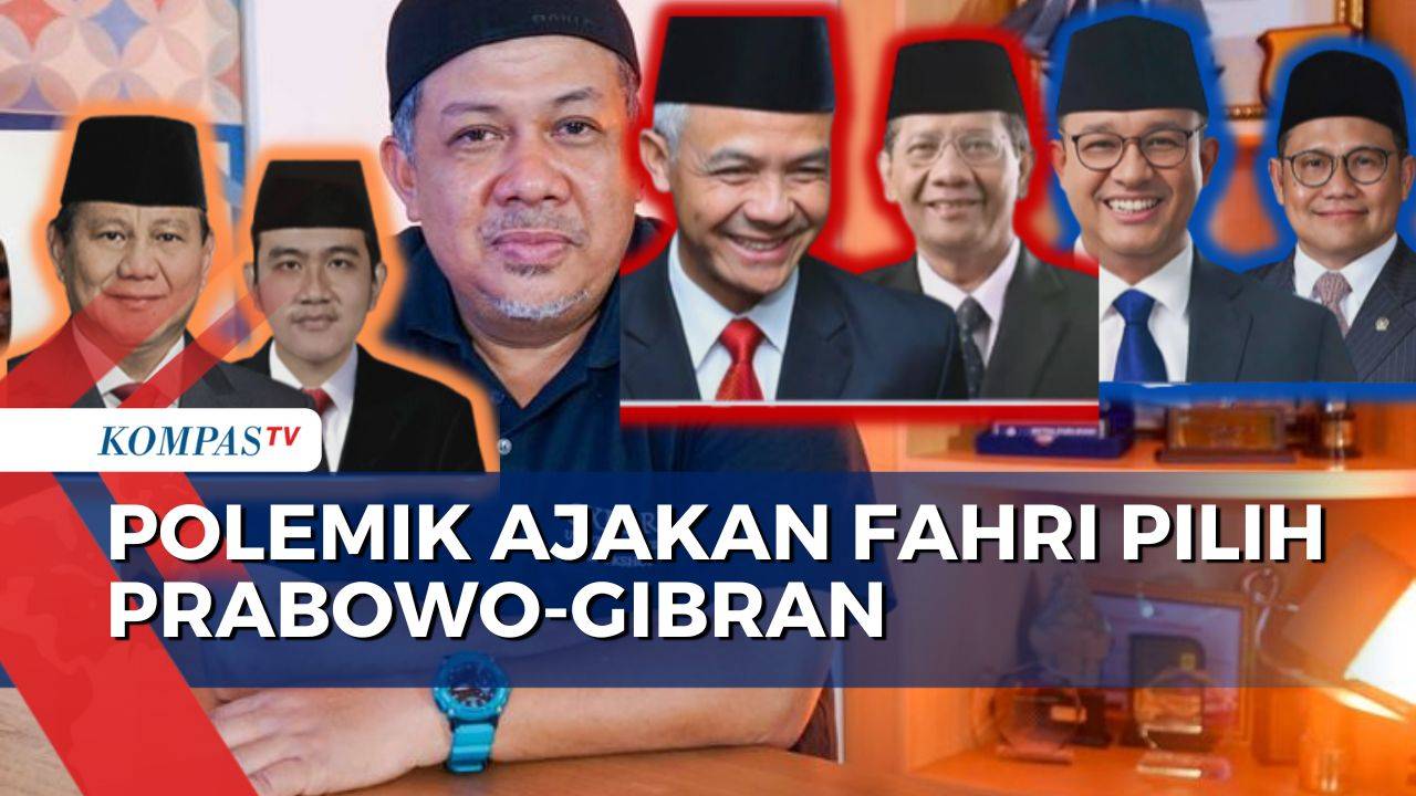 Tanggapan Soal Manuver Fahri Hamzah, Sindir Paslon Lain Tak Hingga Aklamasi Pilih Prabowo-Gibran ...