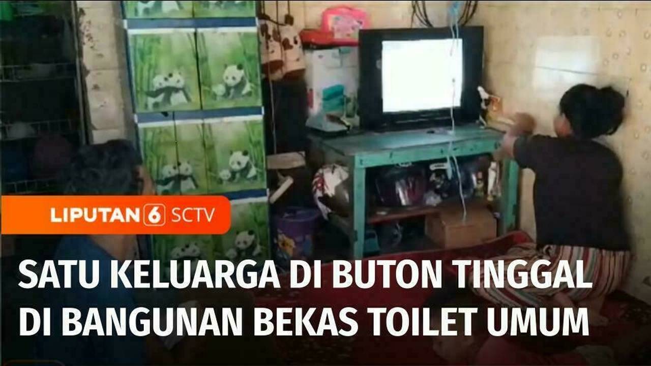 Masalah Ekonomi, Satu Keluarga di Buton Terpaksa Tinggal di Bangunan ...