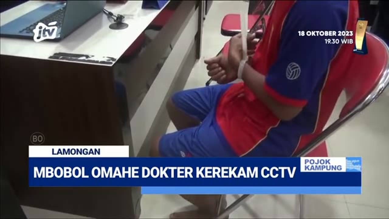 Mbobol Omahe Dokter Kerekam CCTV POJOK KAMPUNG JTV - JTV | Vidio