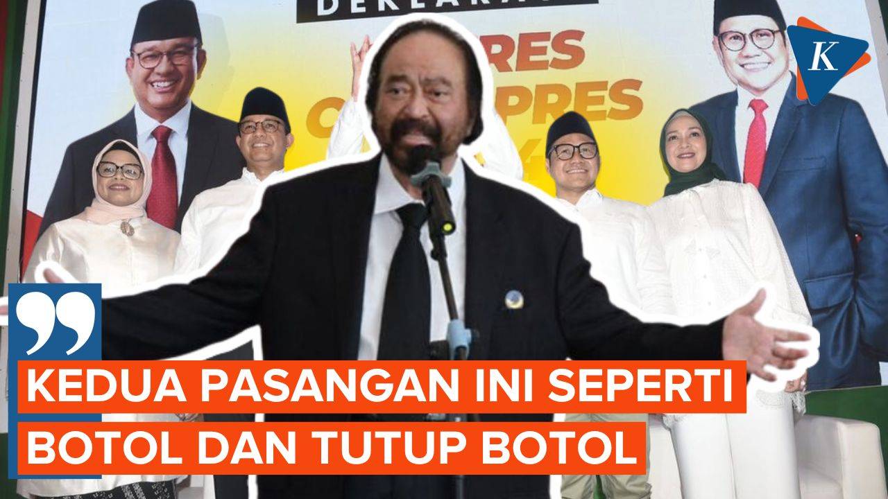Alasan Surya Paloh Pilih Cak Imin Jadi Cawapres Anies, Bagai Botol dengan Tutupnya - Kompascom ...