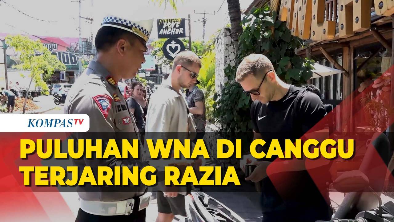 Puluhan WNA Terjaring Razia Motor di Canggu, Mayoritas Tak Pakai Helm - Kompas TV | Vidio