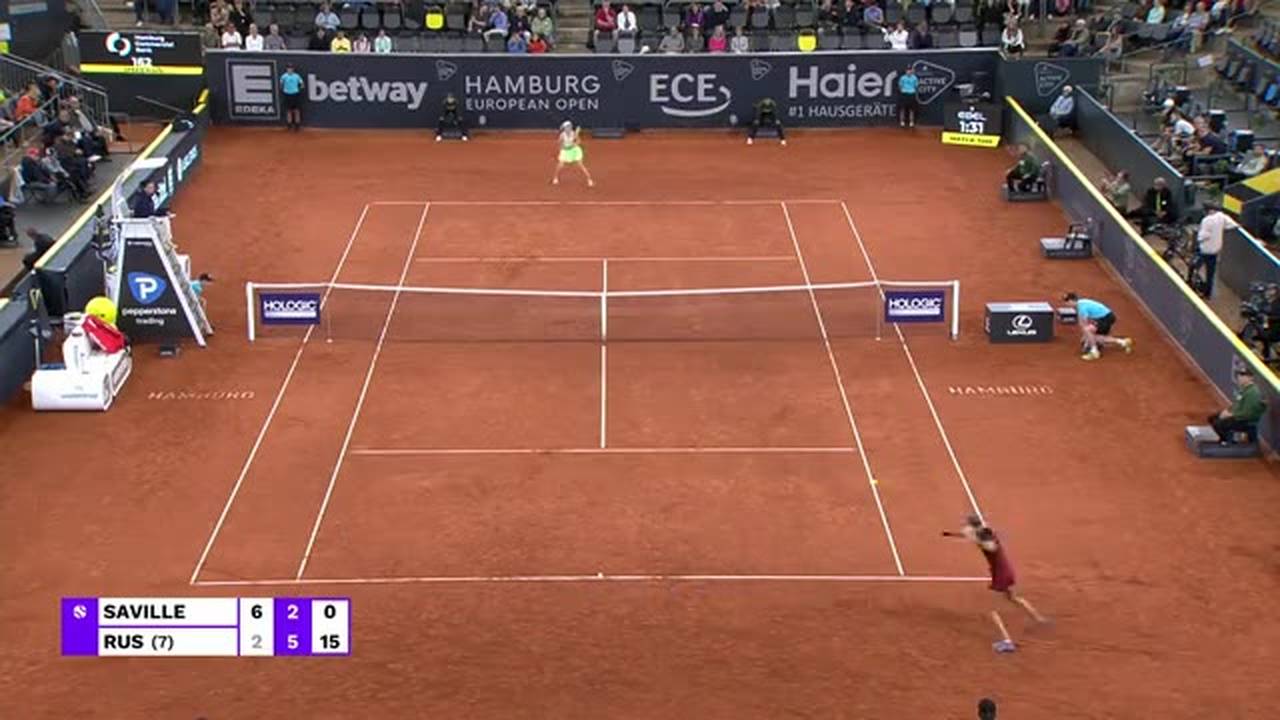 Semifinal: Daria Saville v Arantxa Rus - Highlights | WTA Hamburg European Open 2023 | Vidio