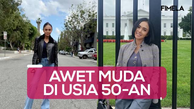Yuni Shara Makin Awet Muda dan Fashionable di Usia 50an | Enamplus