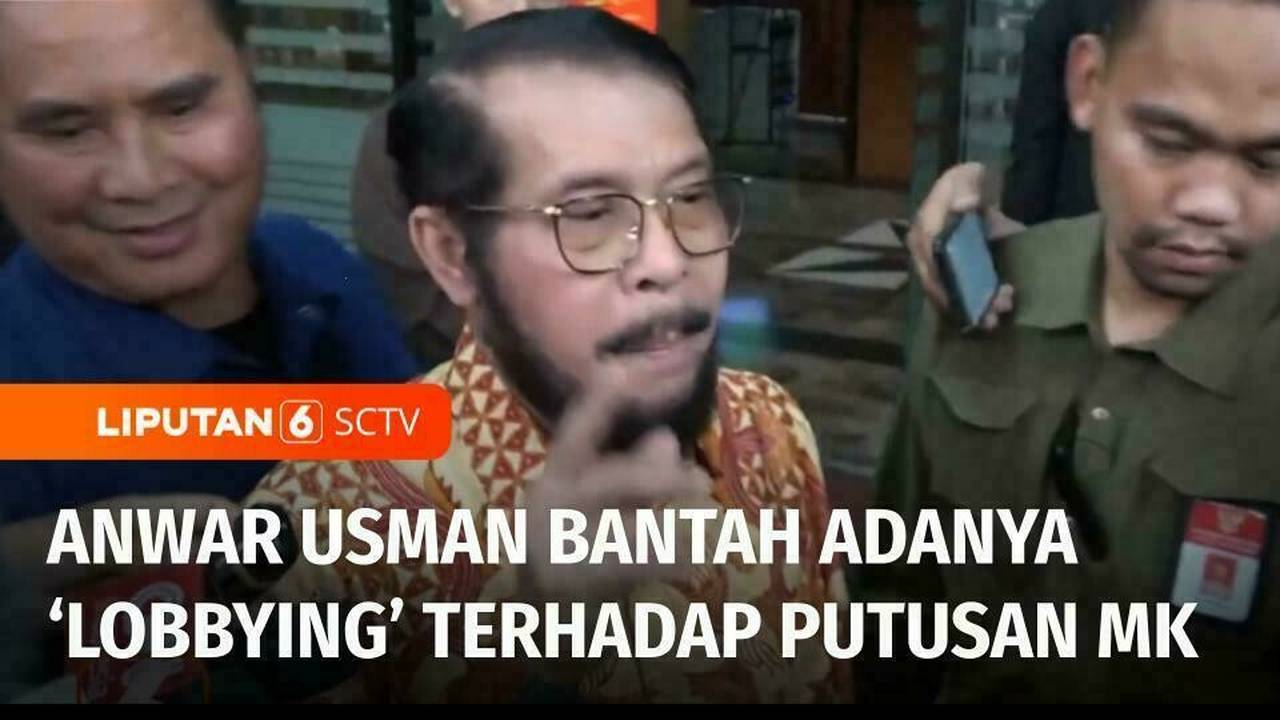 Tanggapi Isu Adanya Lobi Terhadap Putusan MK, Anwar Usman: Nggak Ada ...
