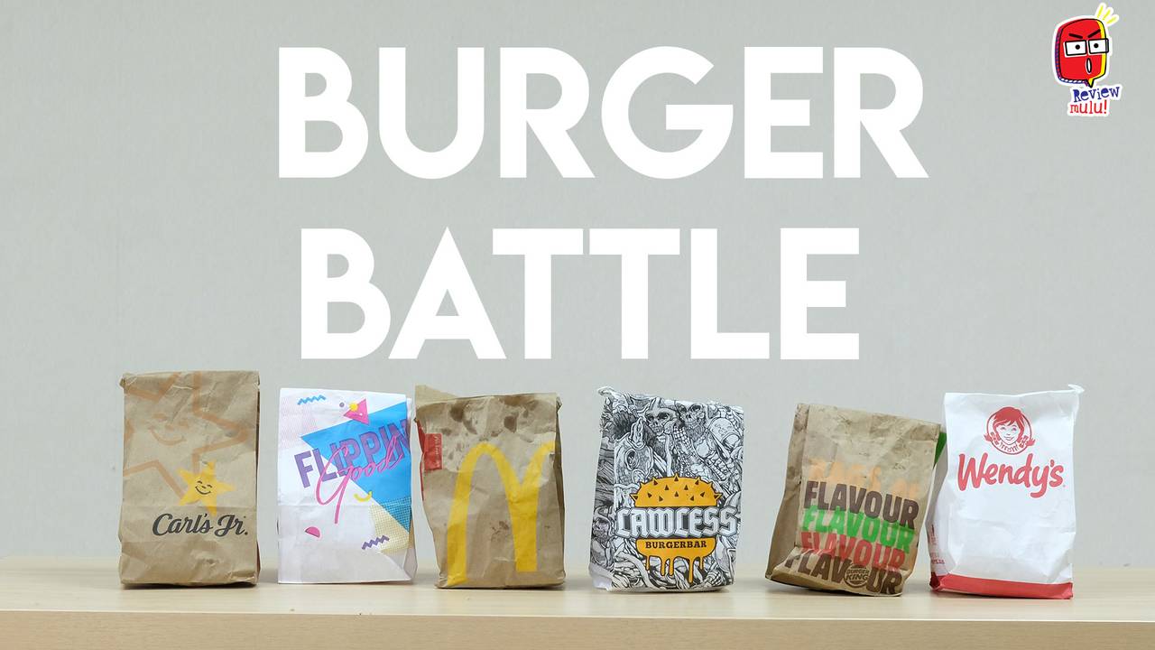 BURGER BATTLE! REVIEW & RATING 6 MERK BURGER DI INDONESIA!! By Review ...