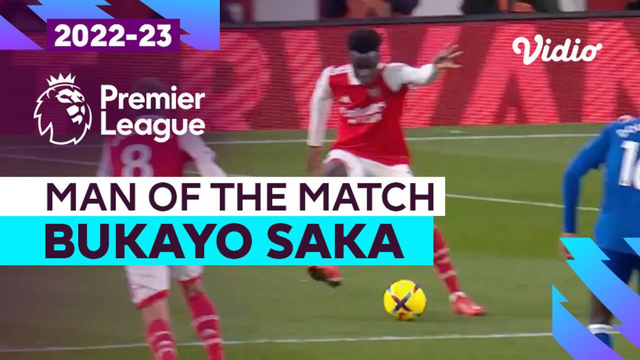 Aksi Man of the Match: Bukayo Saka | Arsenal vs Everton | Premier ...