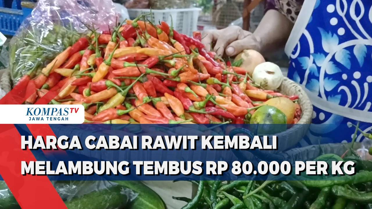 Harga Cabai Rawit Kembali Melambung Tembus Rp 80.000 Per Kilogram - Kompas TV | Vidio