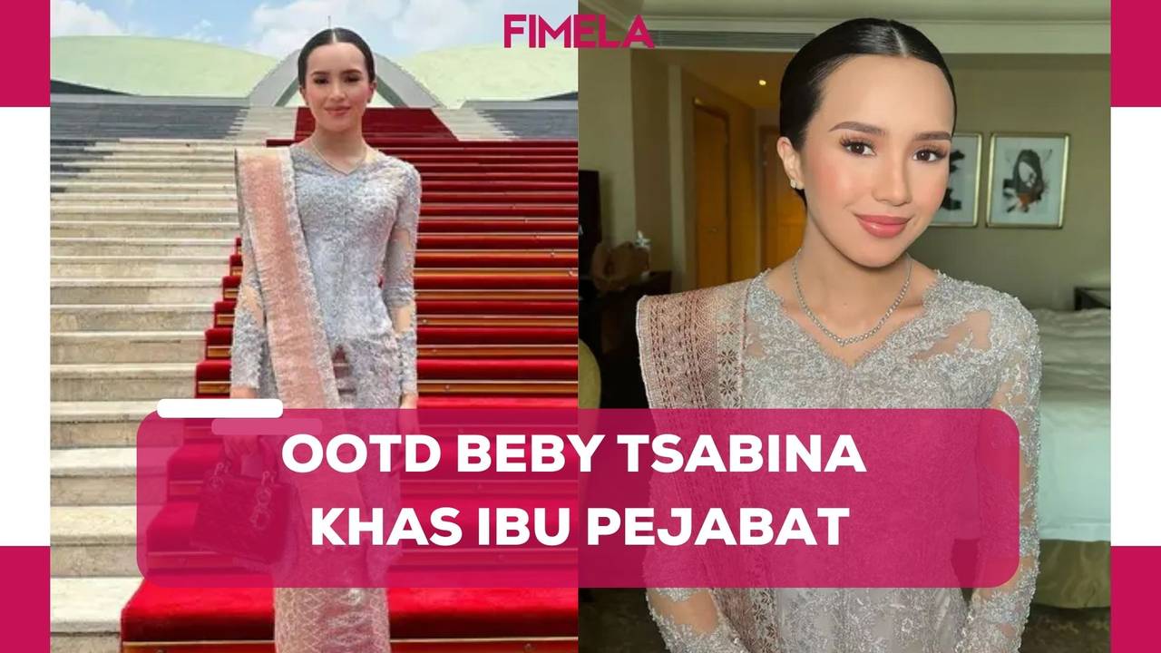 Beby Tsabina Dampingi Suami Tampil Mahal Khas Ibu Pejabat