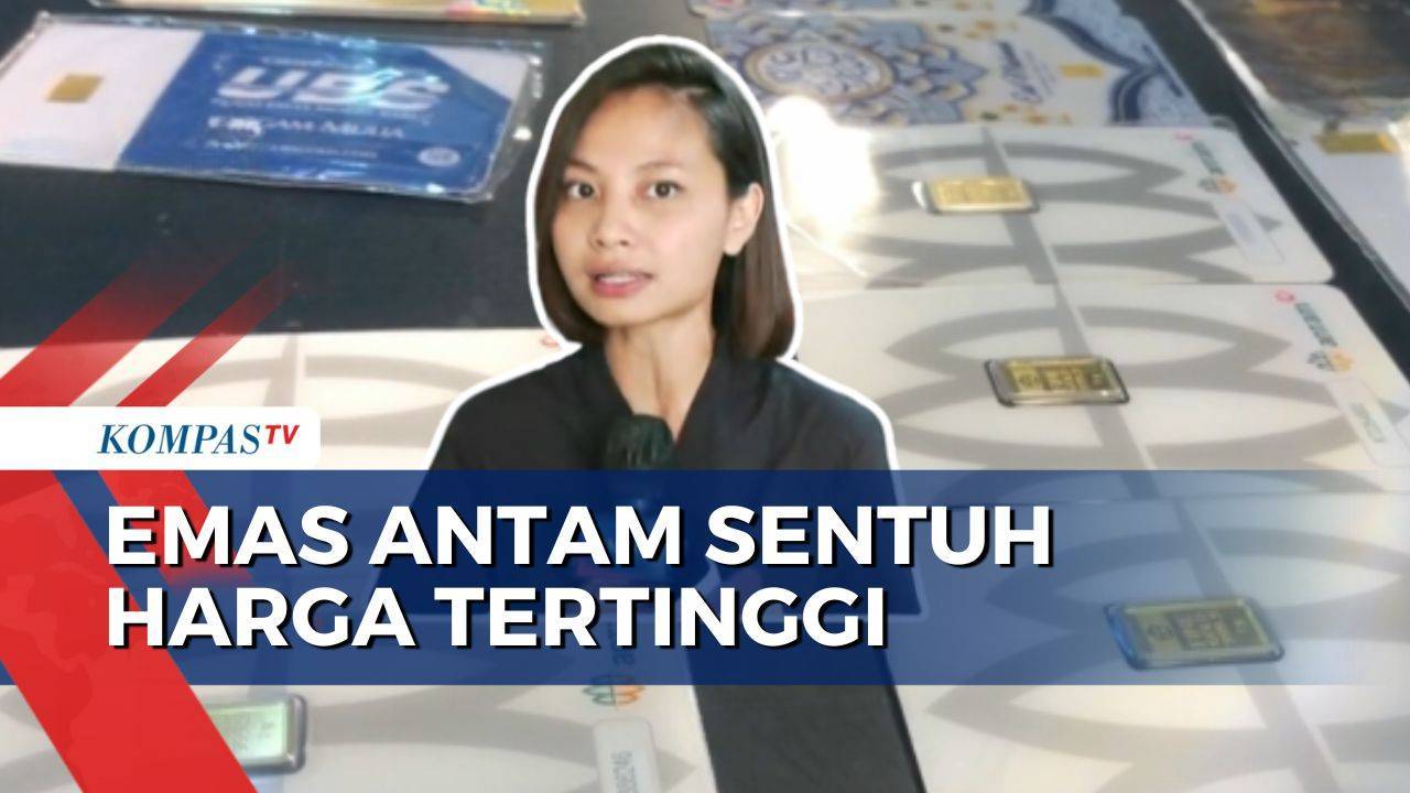 Harga Tertinggi Sepanjang Masa, Emas Batangan Antam Capai Rp1.916.000 per Gram - Kompas TV