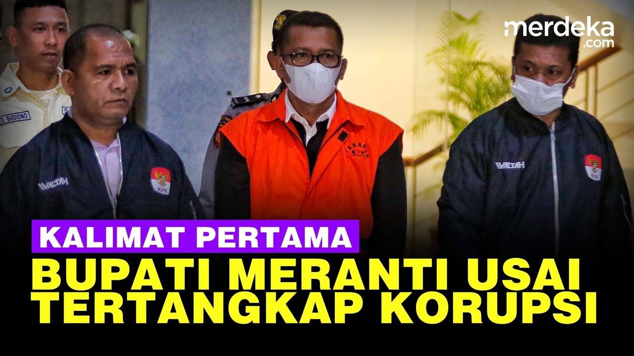 Kalimat Pertama Bupati Meranti Usai Tertangkap Tangan Korupsi oleh KPK ...