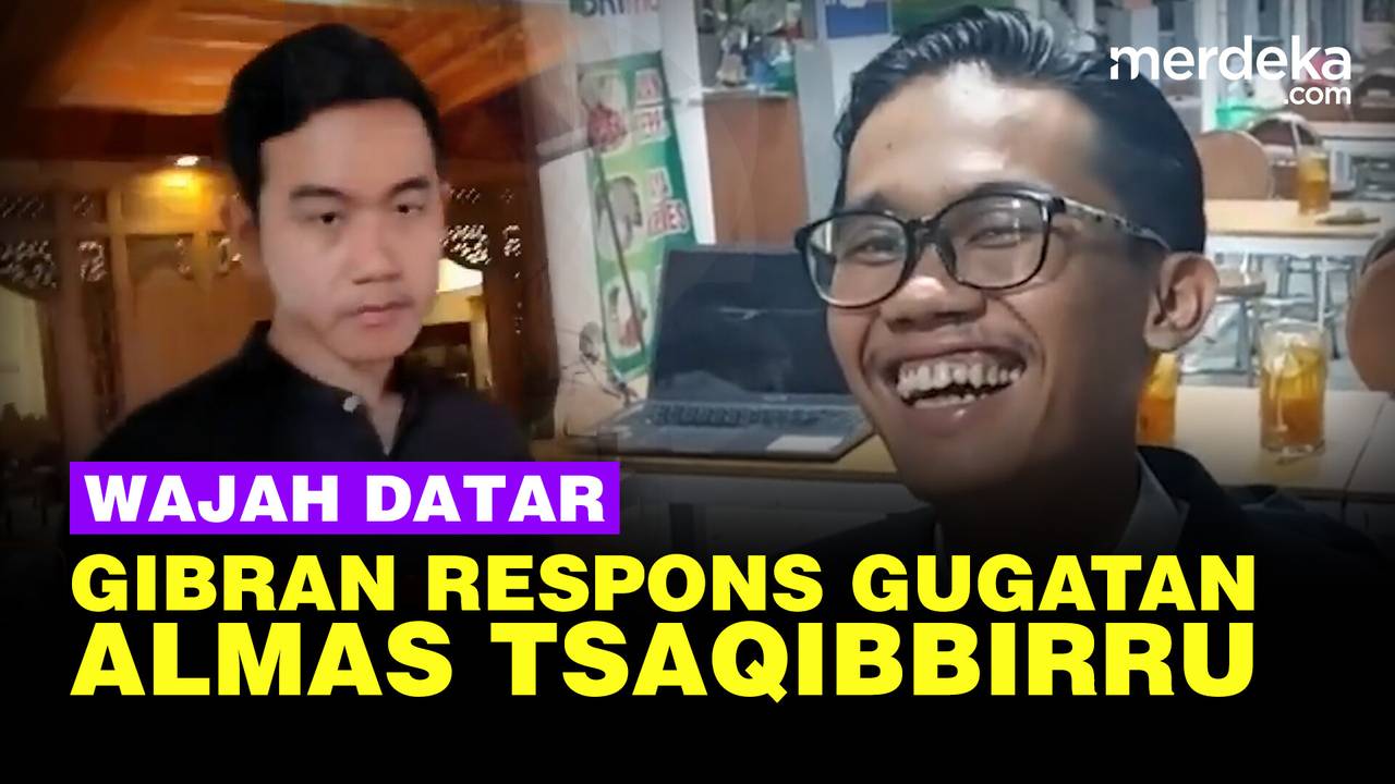 Ekspresi Datar Gibran Tanggapi Gugatan Almas Tsaqibbirru ke PN ...