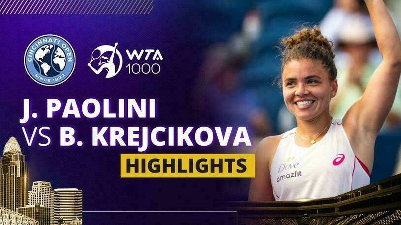 Jasmine Paolini vs Barbora Krejcikova - Highlight | WTA 1000 ...