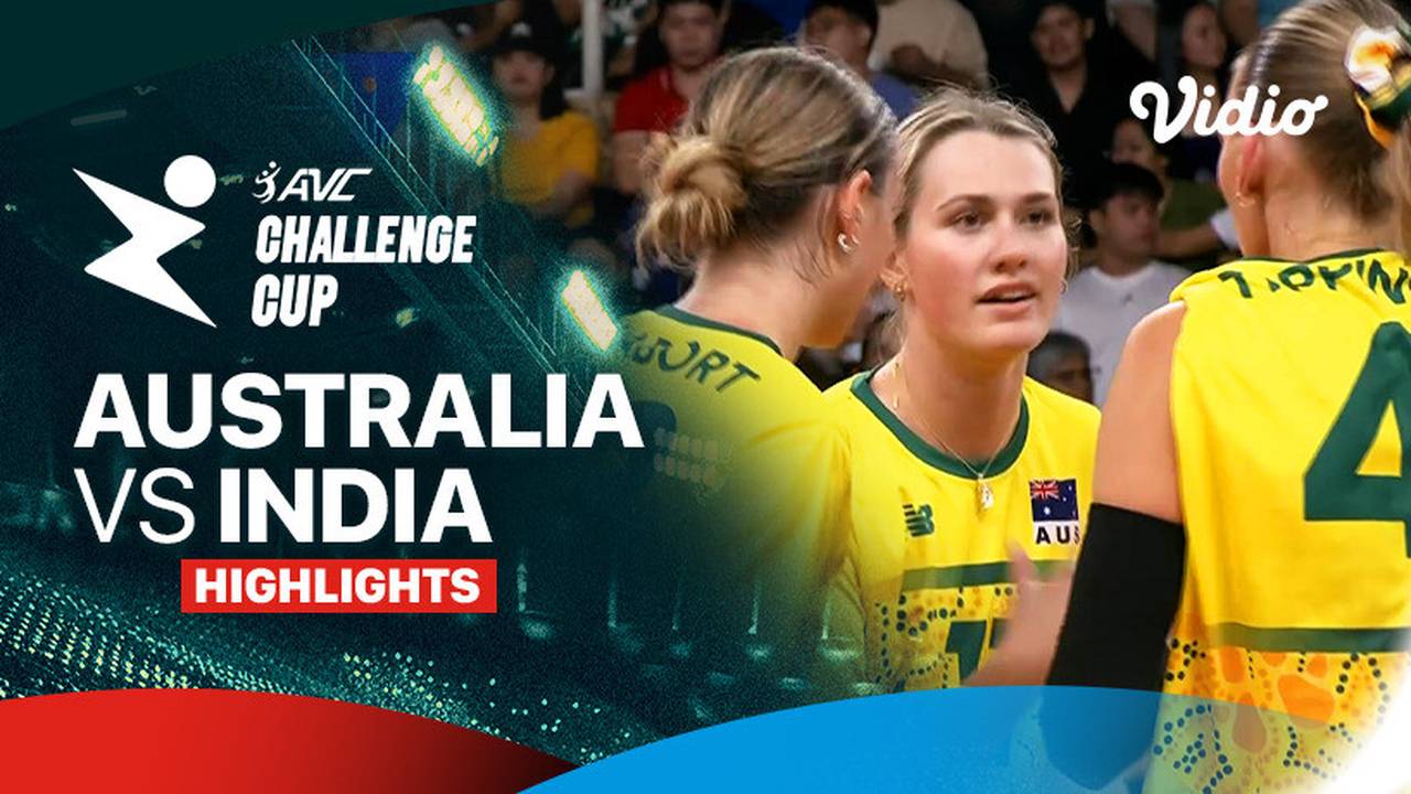 Australia vs India - Highlights | AVC Challenge Cup for Women 2024 | Vidio