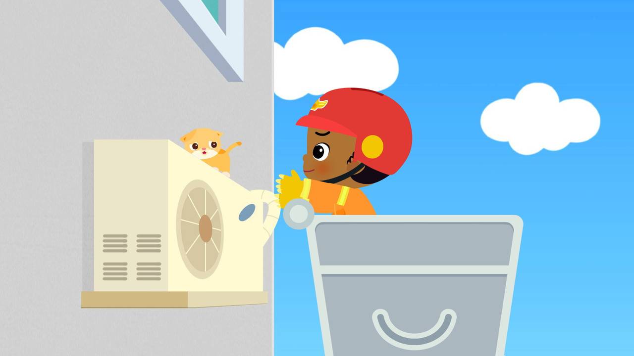 Tayo & The Animal Rescue - Ep 02 - Save the Kitten (2023) | Vidio