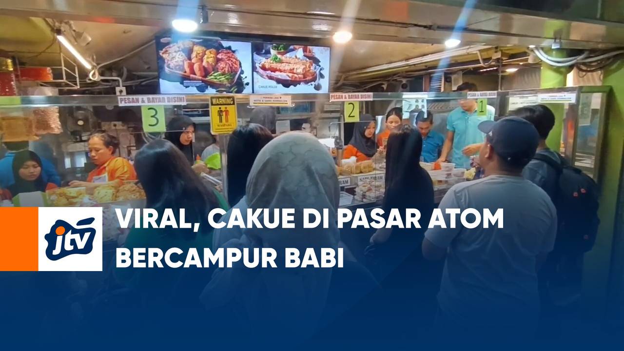 Viral, Cakue Di Pasar Atom Bercampur Babi - JTV
