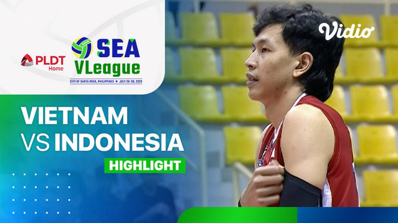 Highlights | Putra: Vietnam vs Indonesia | SEA VLeague - Philippines | Vidio