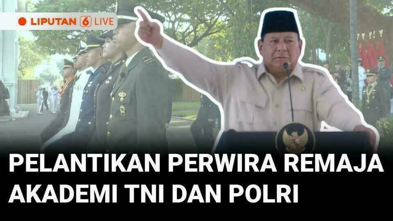 Presiden Prabowo Lantik Perwira Remaja TNI-Polri | LIVE