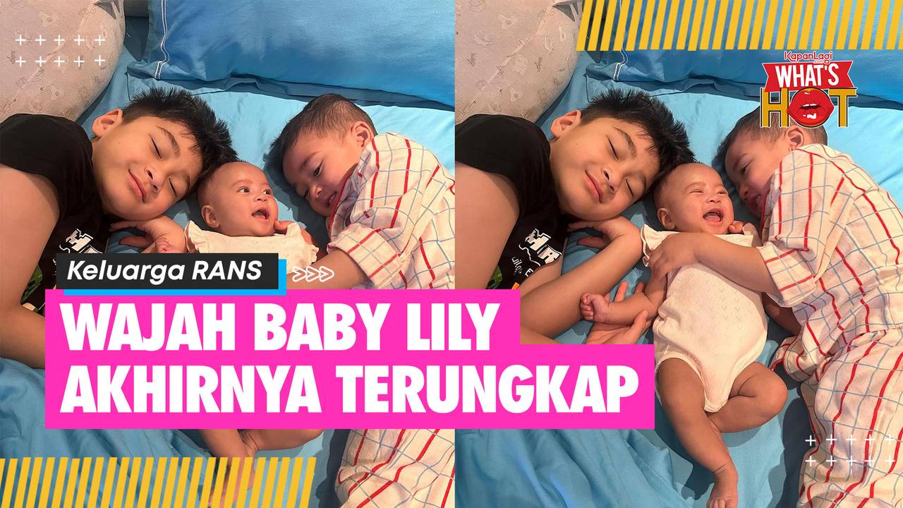 Raffi Ahmad - Nagita Slavina Akhirnya Spill Wajah Baby Lily, Dipeluk Rafathar Dan Cipung | Vidio